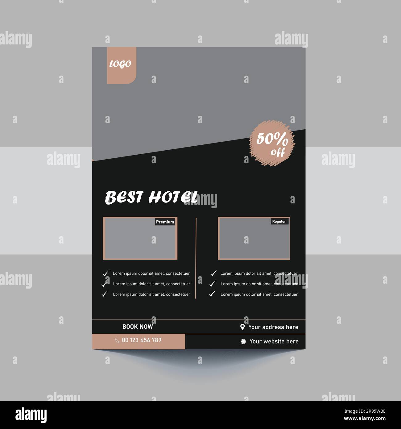 Best hotel service flyer Stock Vector Images - Alamy