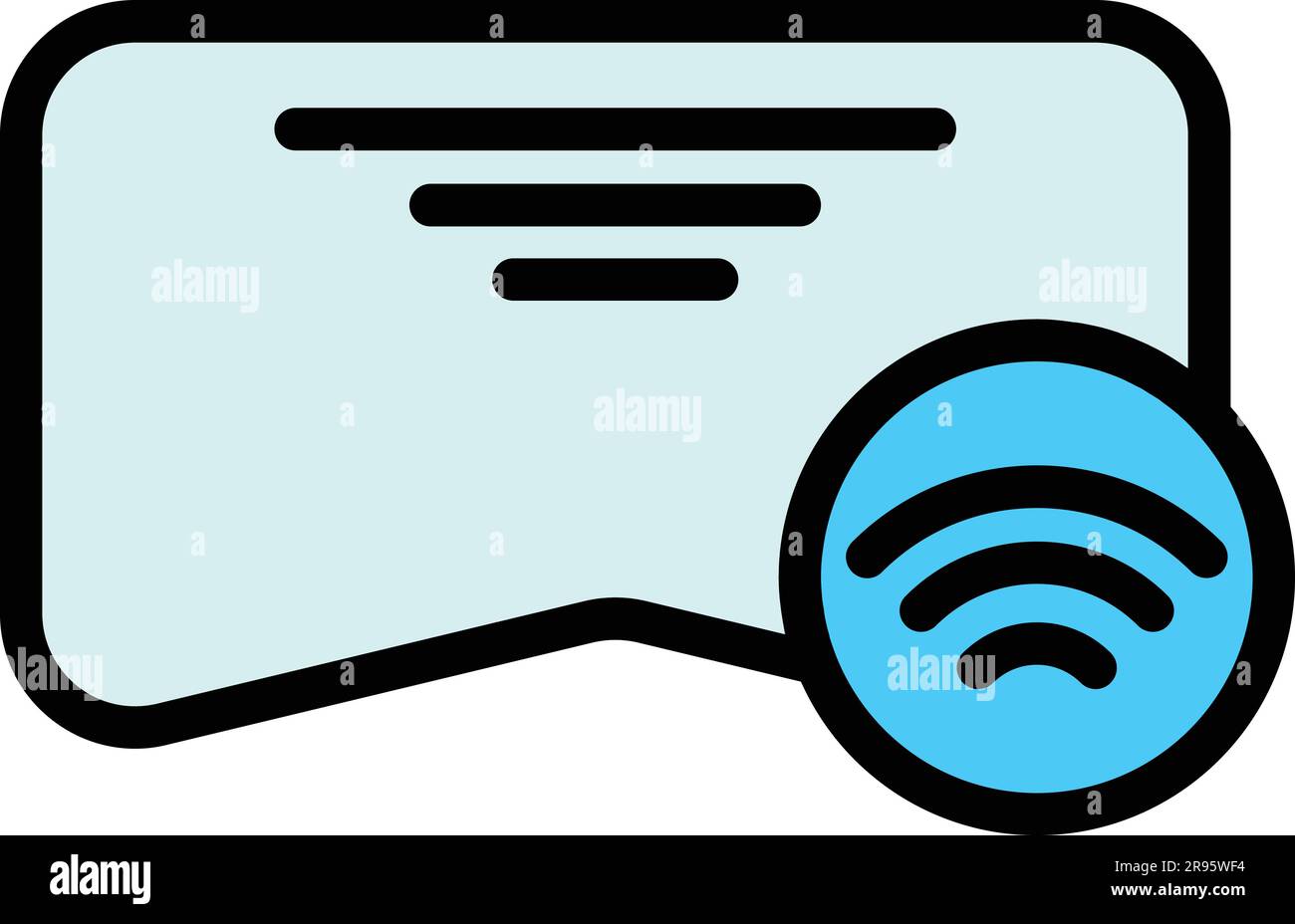 Internet goggles icon. Outline Internet goggles vector icon for web design isolated on white ...
