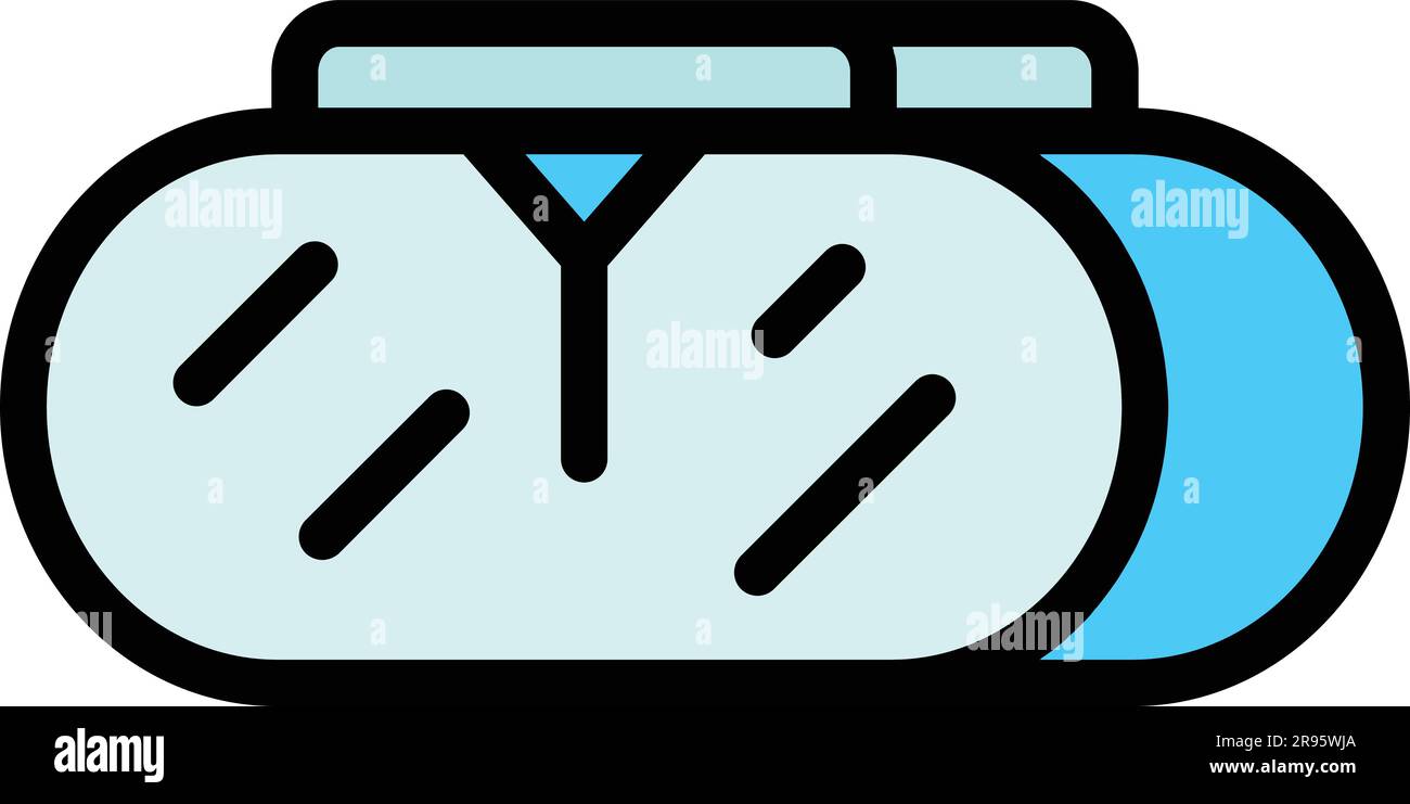 Google cardboard icon. Outline Google cardboard vector icon for web ...