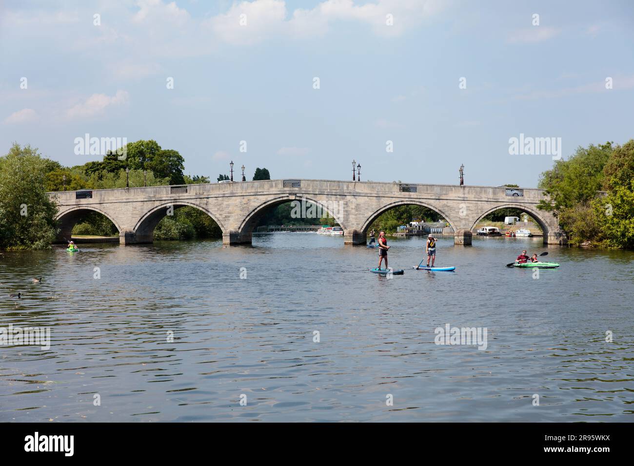 Chertsey Bridge, Chertsey, River Thames, Runnymede Borough Council ...