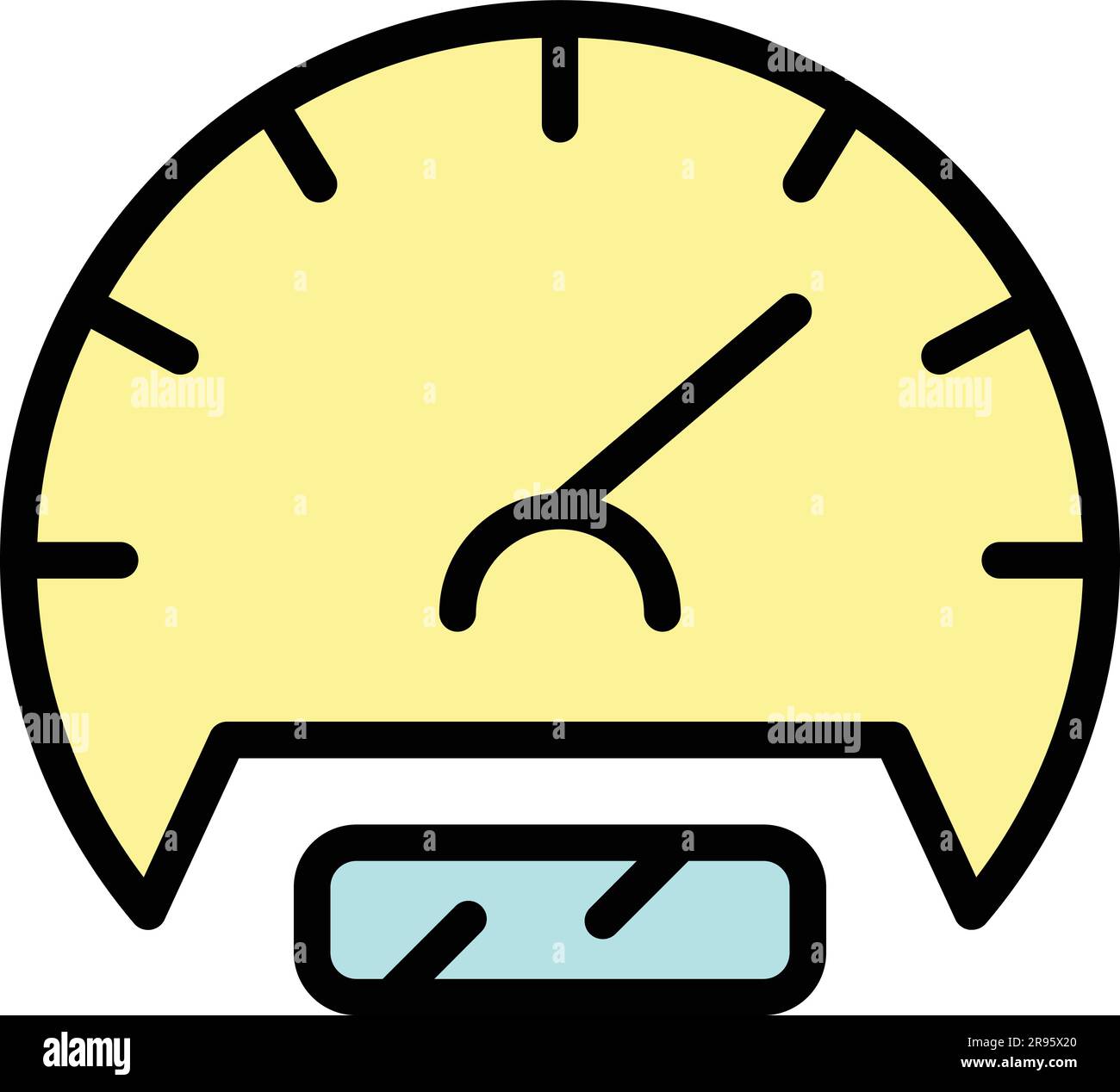 Automated speed control icon. Outline Automated speed control vector ... Automated speed control icon. Outline Automated speed control vector ...