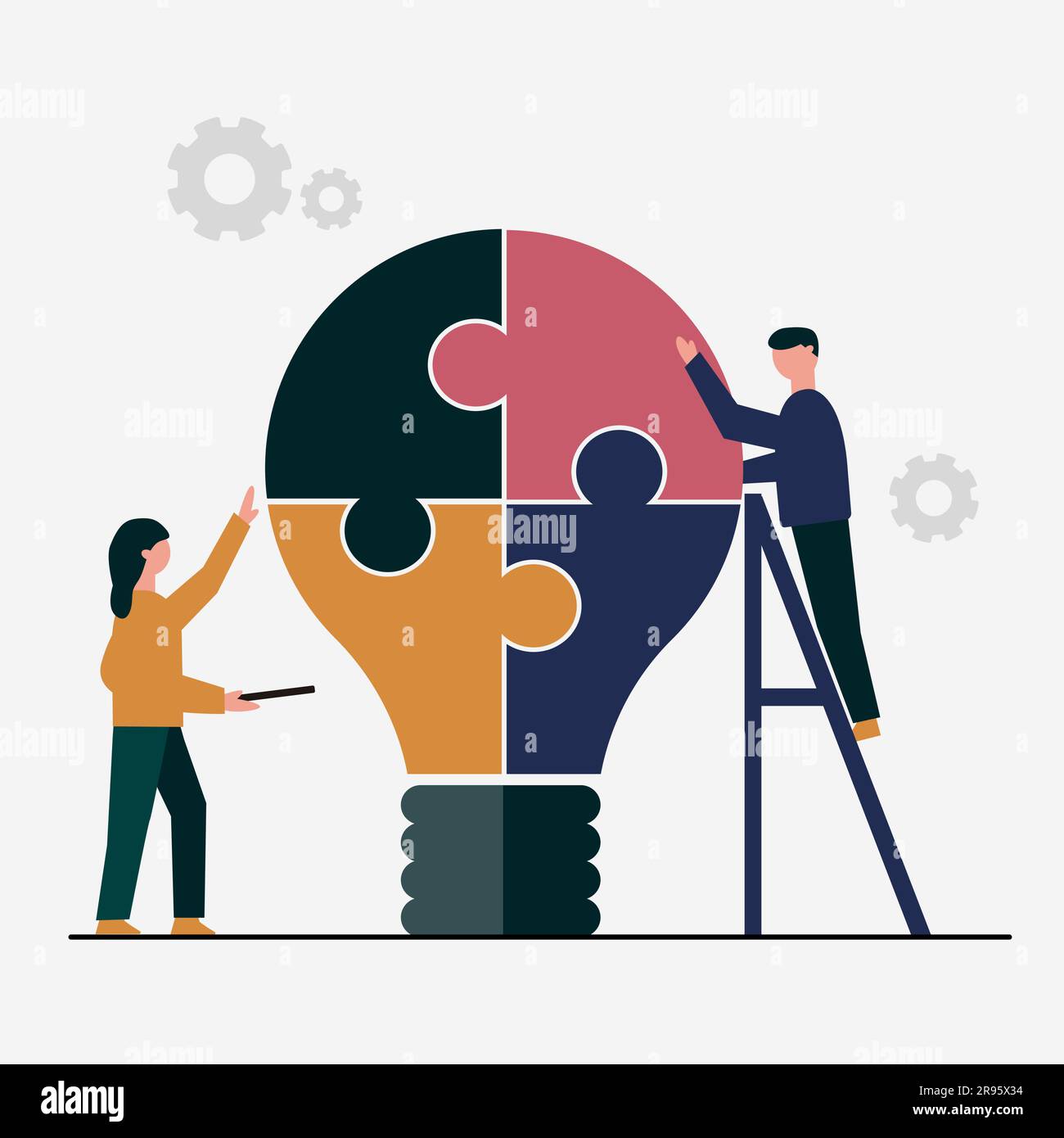 Creative brainstorming and ideas innovative solutions business startup ...