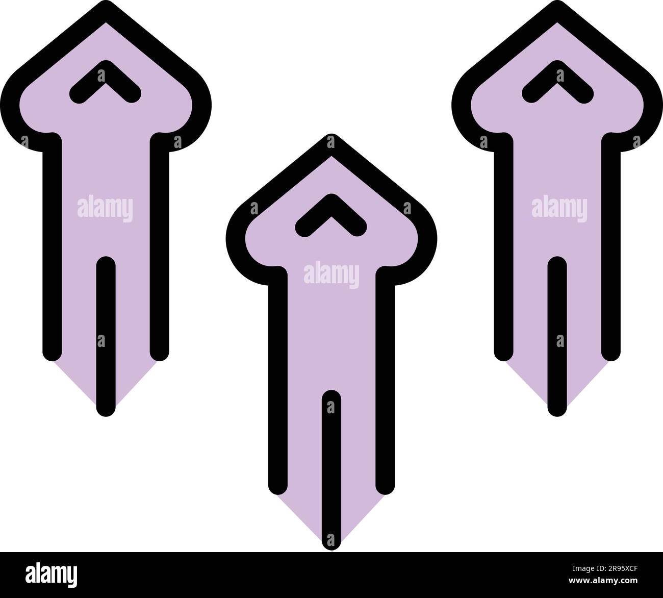 Narrow market icon. Outline Narrow market vector icon for web design ...