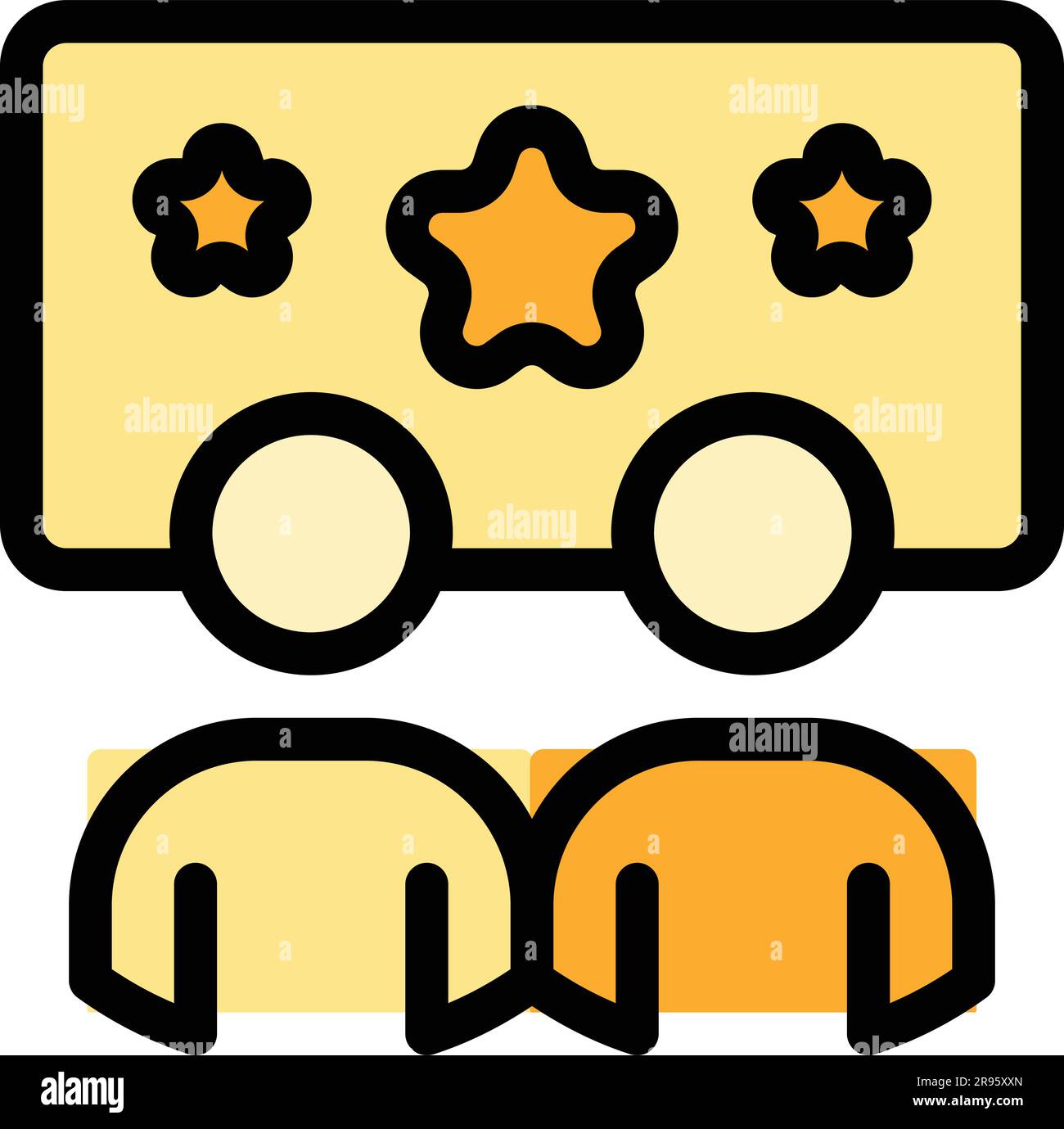 Colleague team icon. Outline Colleague team vector icon for web design ...