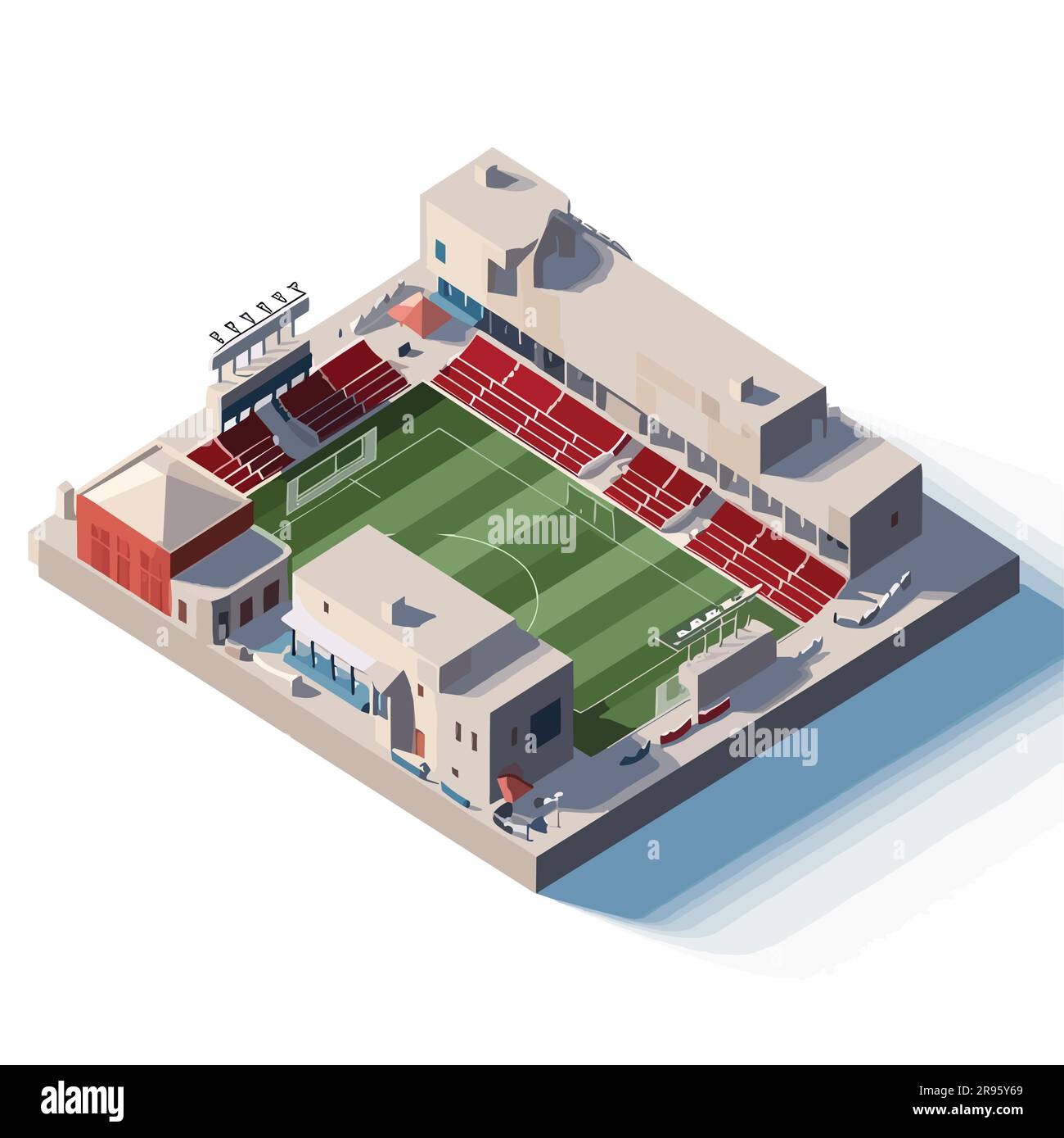 American football stadium arena vector Cut Out Stock Images & Pictures ...