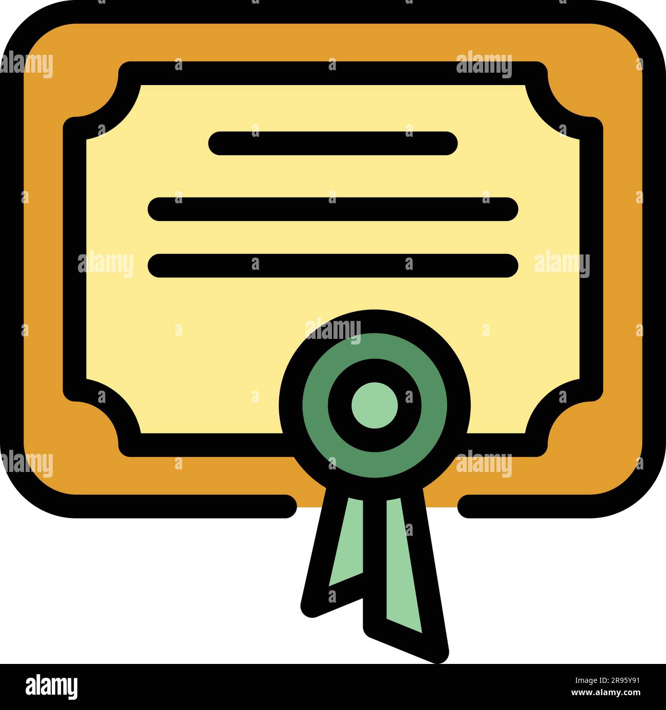 Tactical diploma icon. Outline Tactical diploma vector icon for web ...