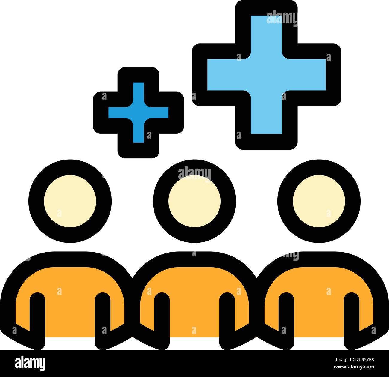 Colleague teamwork icon. Outline Colleague teamwork vector icon for web ...