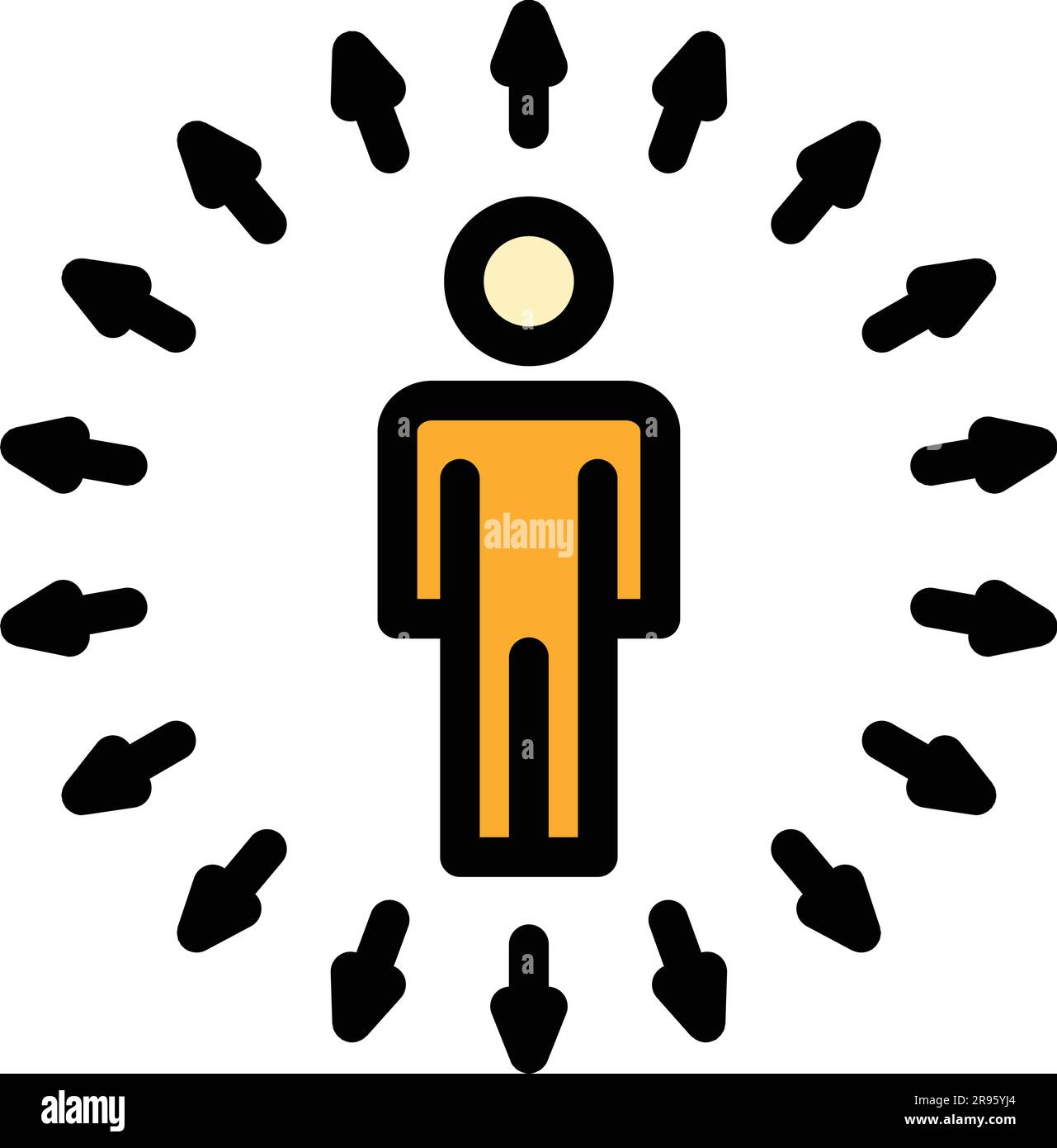 Colleague interview icon. Outline Colleague interview vector icon for ...