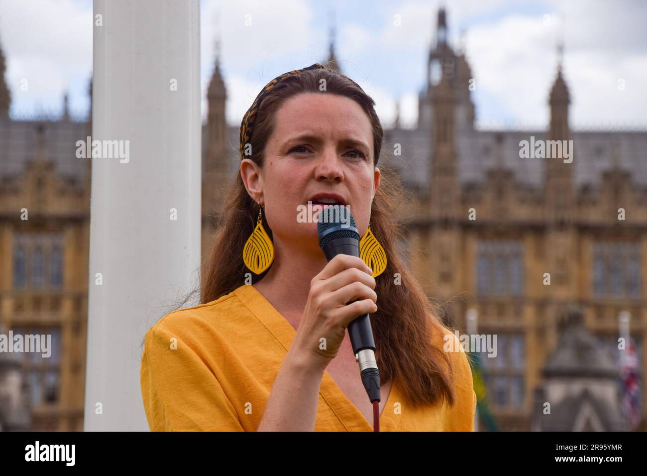 London, UK. 24th June 2023. Marcus Decker's partner Holly Cullen-Davis ...