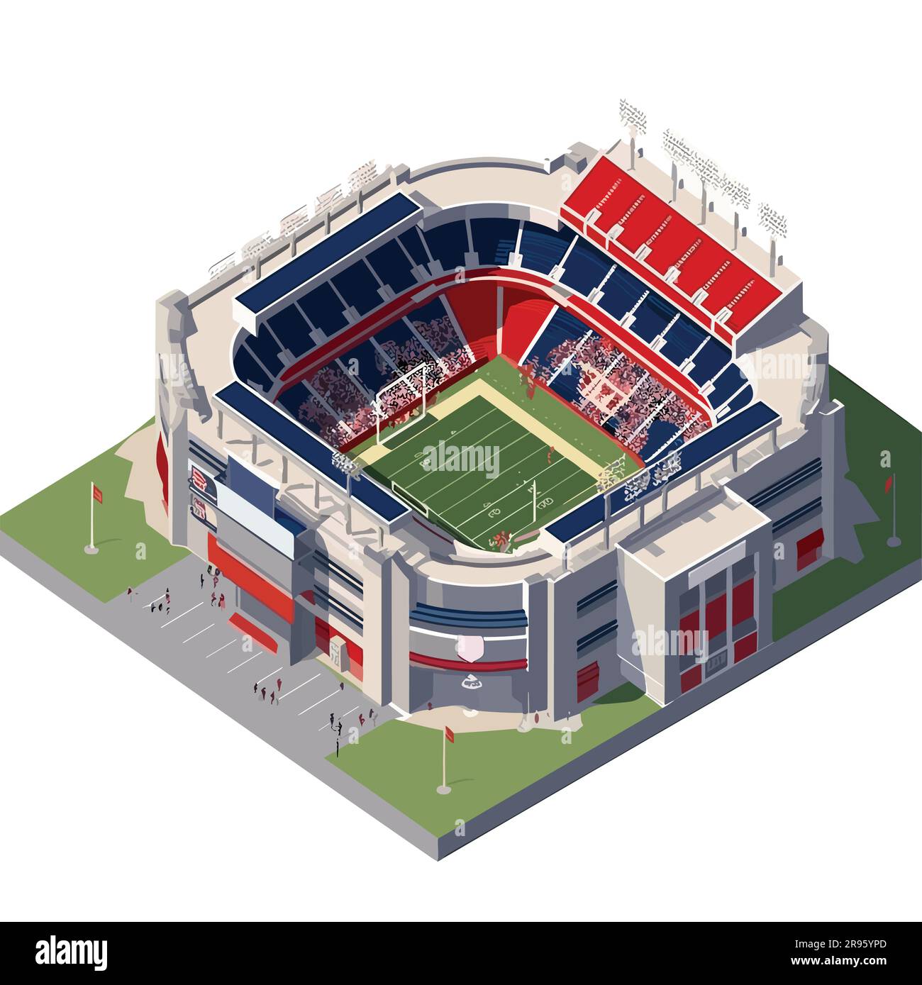 Soccer football city arena Stock Vector Images - Alamy