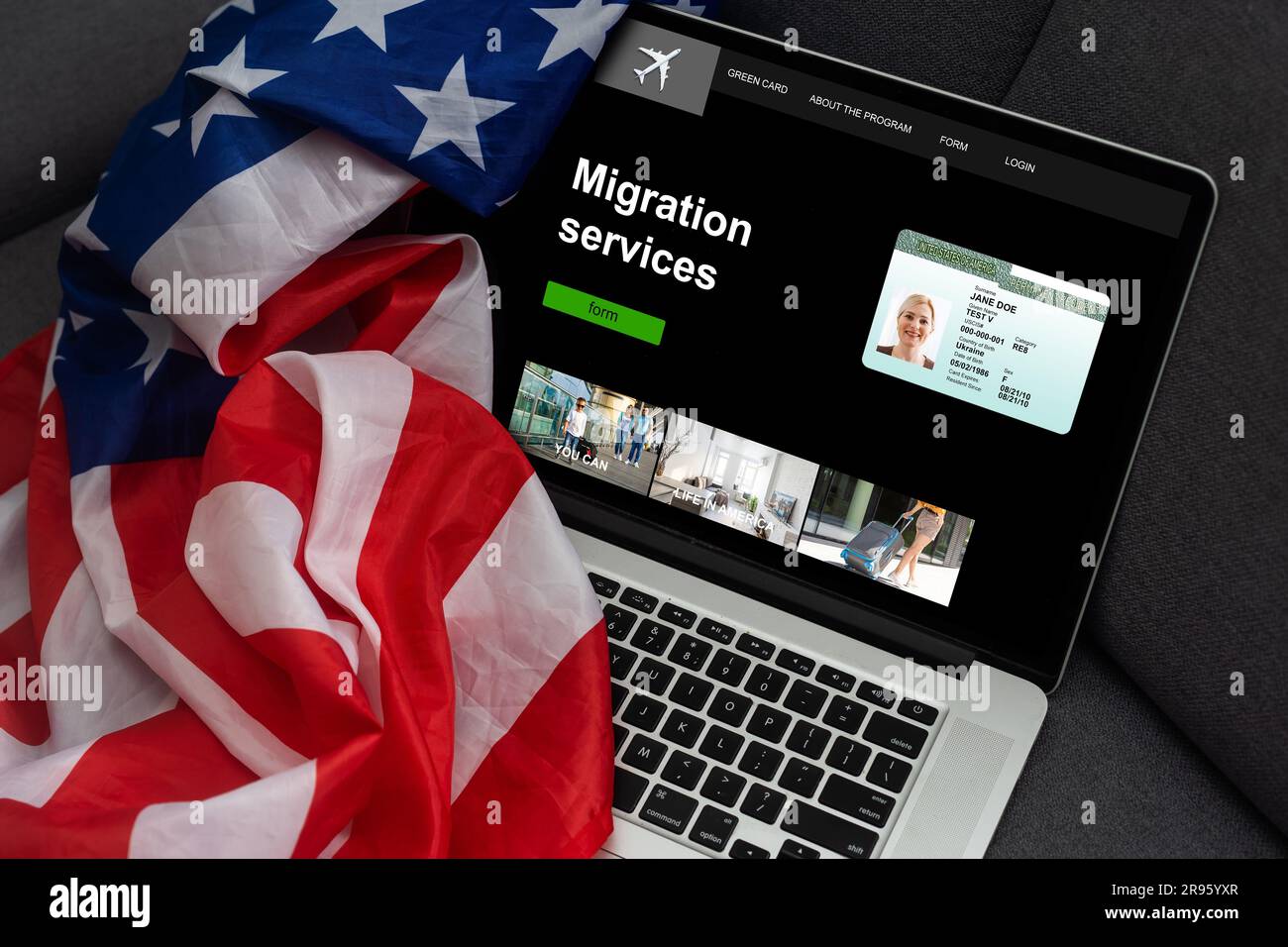 Social security card usa flag hi-res stock photography and images - Alamy