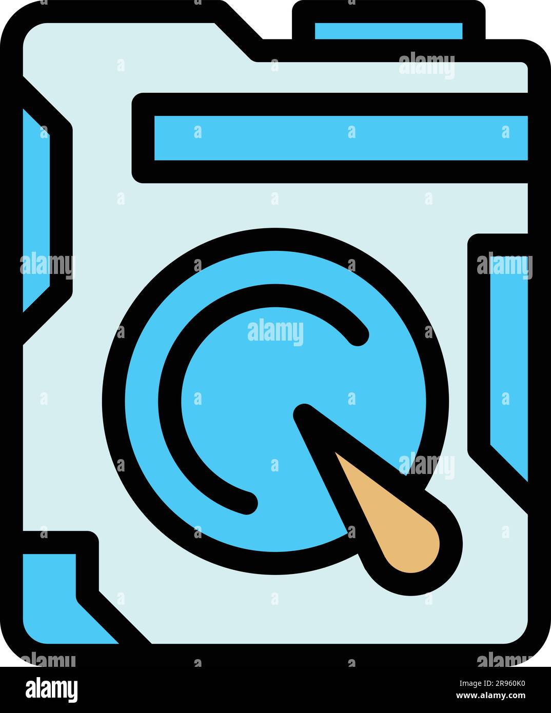 Computer service icon. Outline Computer service vector icon for web ...