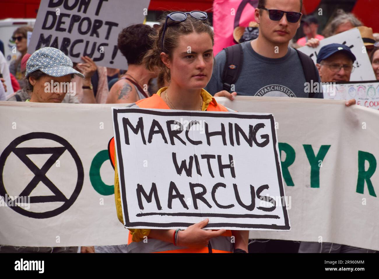 London, UK. 24th June 2023. Just Stop Oil activists and other ...