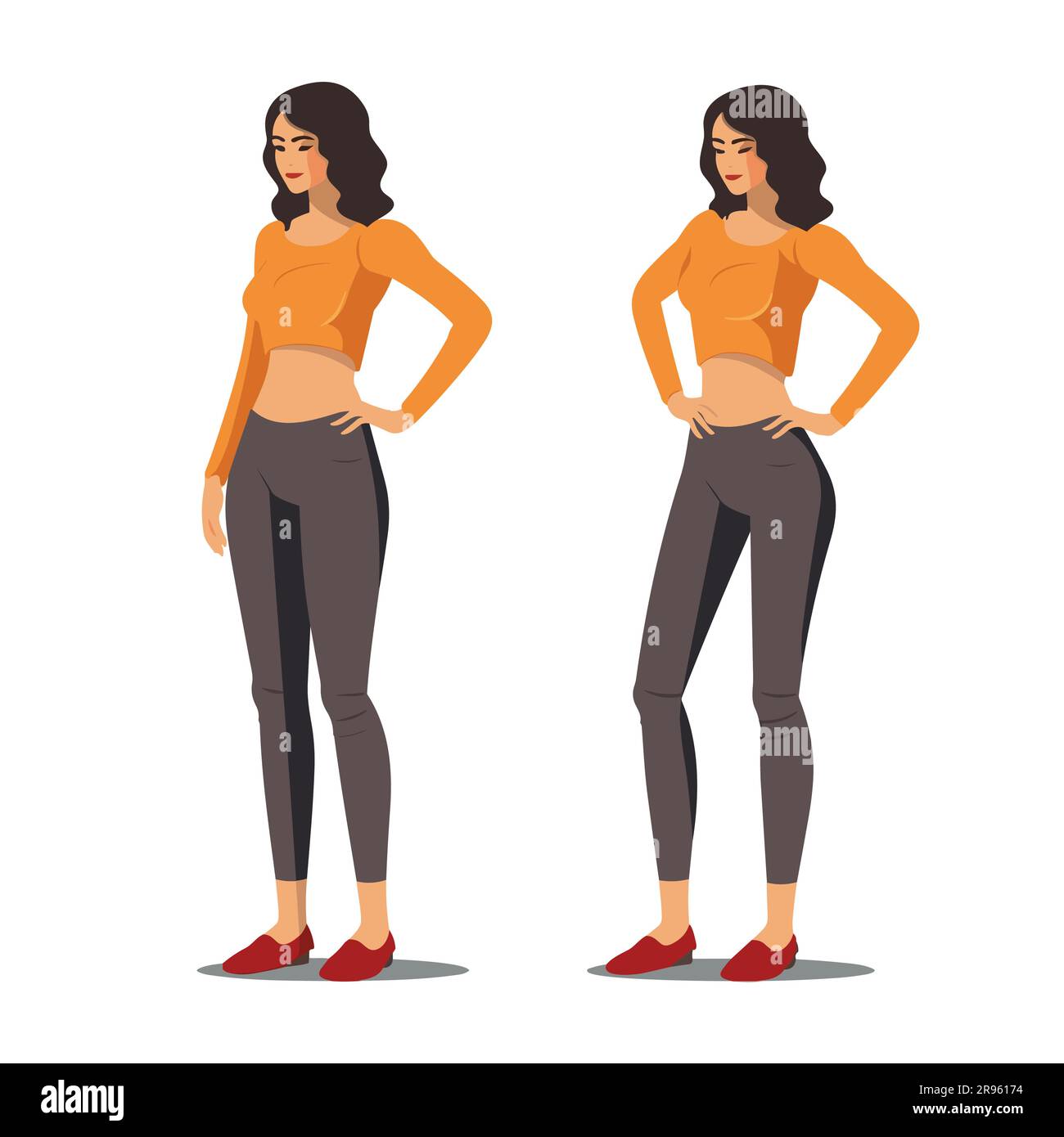 Long full sleeves Stock Vector Images - Alamy