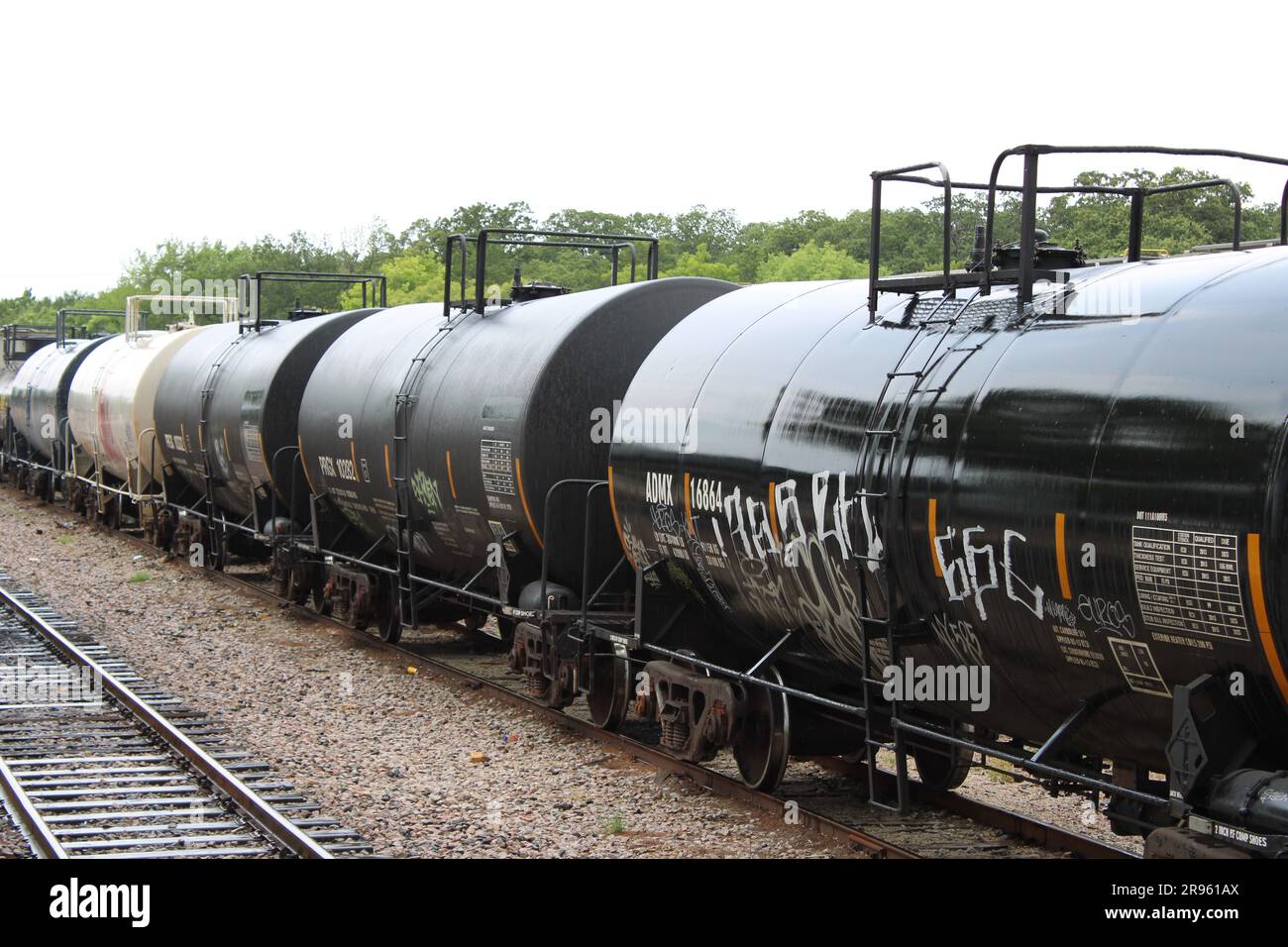 North America Rail Carriers, Mexico, US and Canada in Dallas Stock ...
