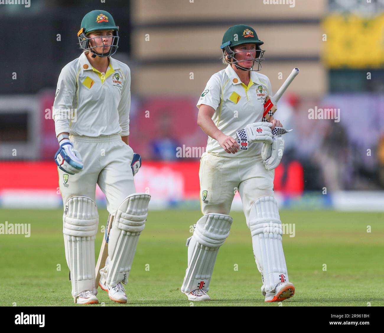 Beth Mooney of Australia and Phoebe Litchfield of Australia during the ...