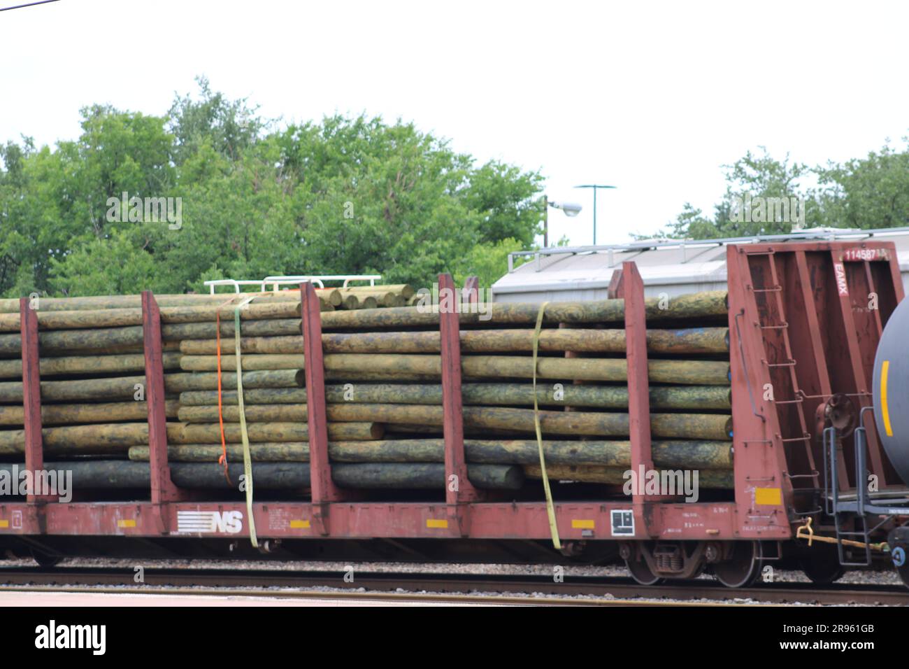 North America Rail Carriers, Mexico, US and Canada in Dallas Stock ...