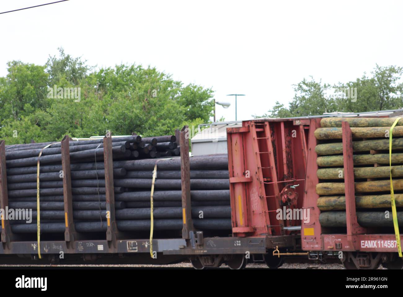 North America Rail Carriers, Mexico, US and Canada in Dallas Stock ...