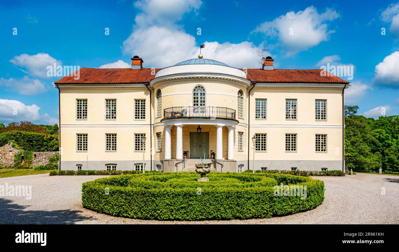 GYLLEBO, SWEDEN - MAY 28, 2023: The new Gyllebo slott mansion castle in ...