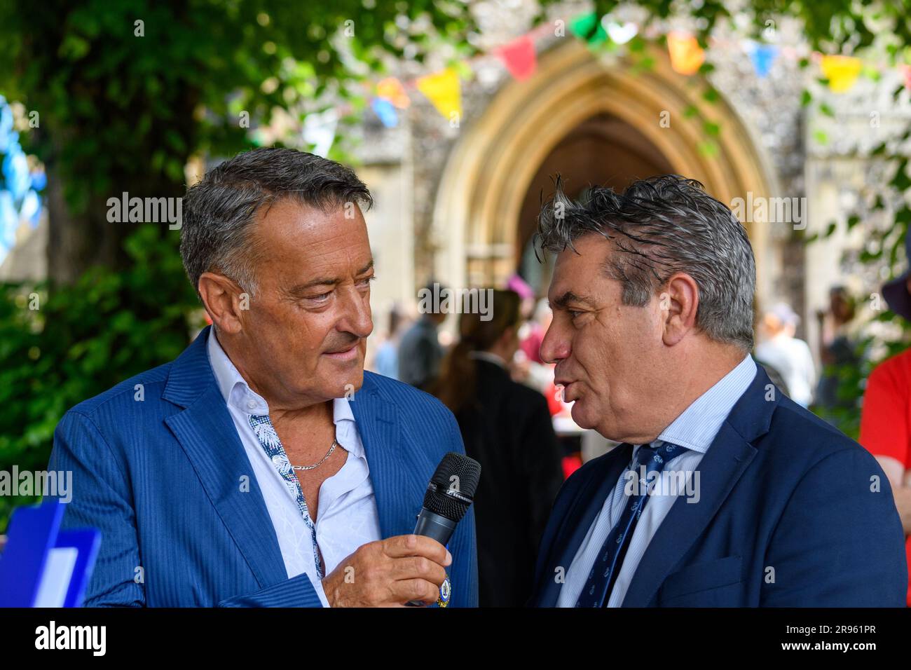 St Albans, UK, 24th June 2023, Alban Pilgrimage, a magnificent ...