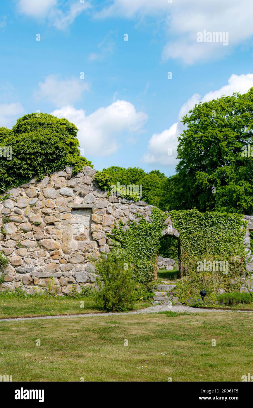 GYLLEBO, SWEDEN - MAY 28, 2023: The old Gyllebo castle ruin in the ...