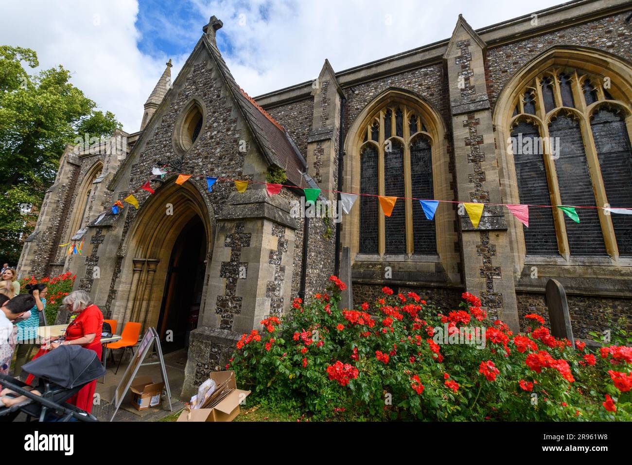 St Albans, UK, 24th June 2023, Alban Pilgrimage, a magnificent ...
