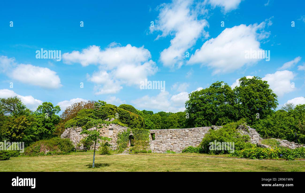 GYLLEBO, SWEDEN - MAY 28, 2023: The old Gyllebo castle ruin in the ...
