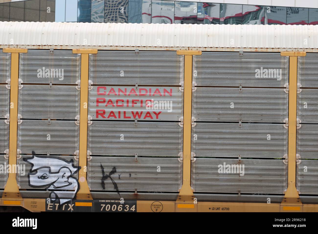 North America Rail Carriers, Mexico, US and Canada in Dallas Stock ...