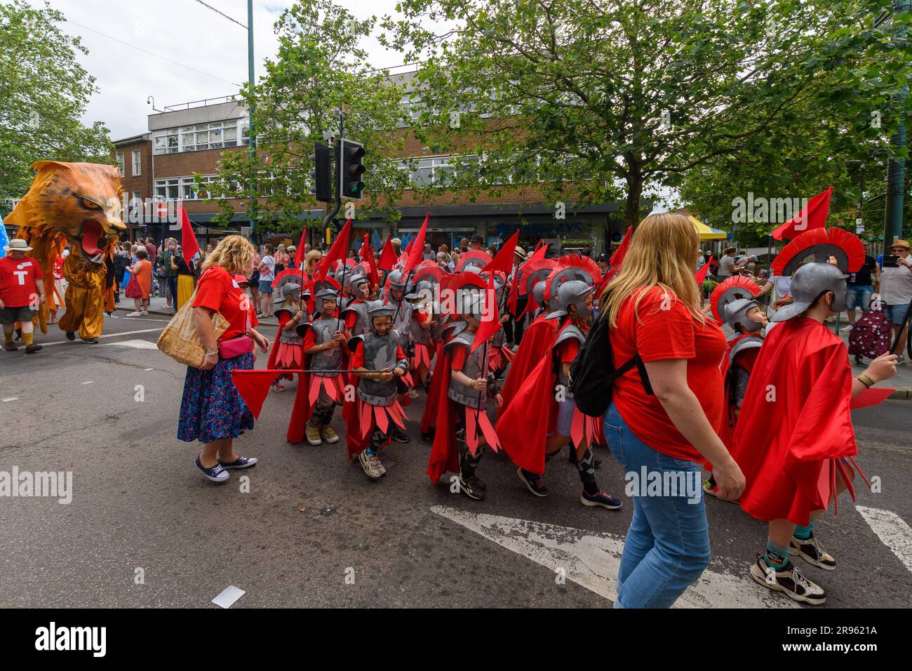 St Albans, UK, 24th June 2023, Alban Pilgrimage, a magnificent ...