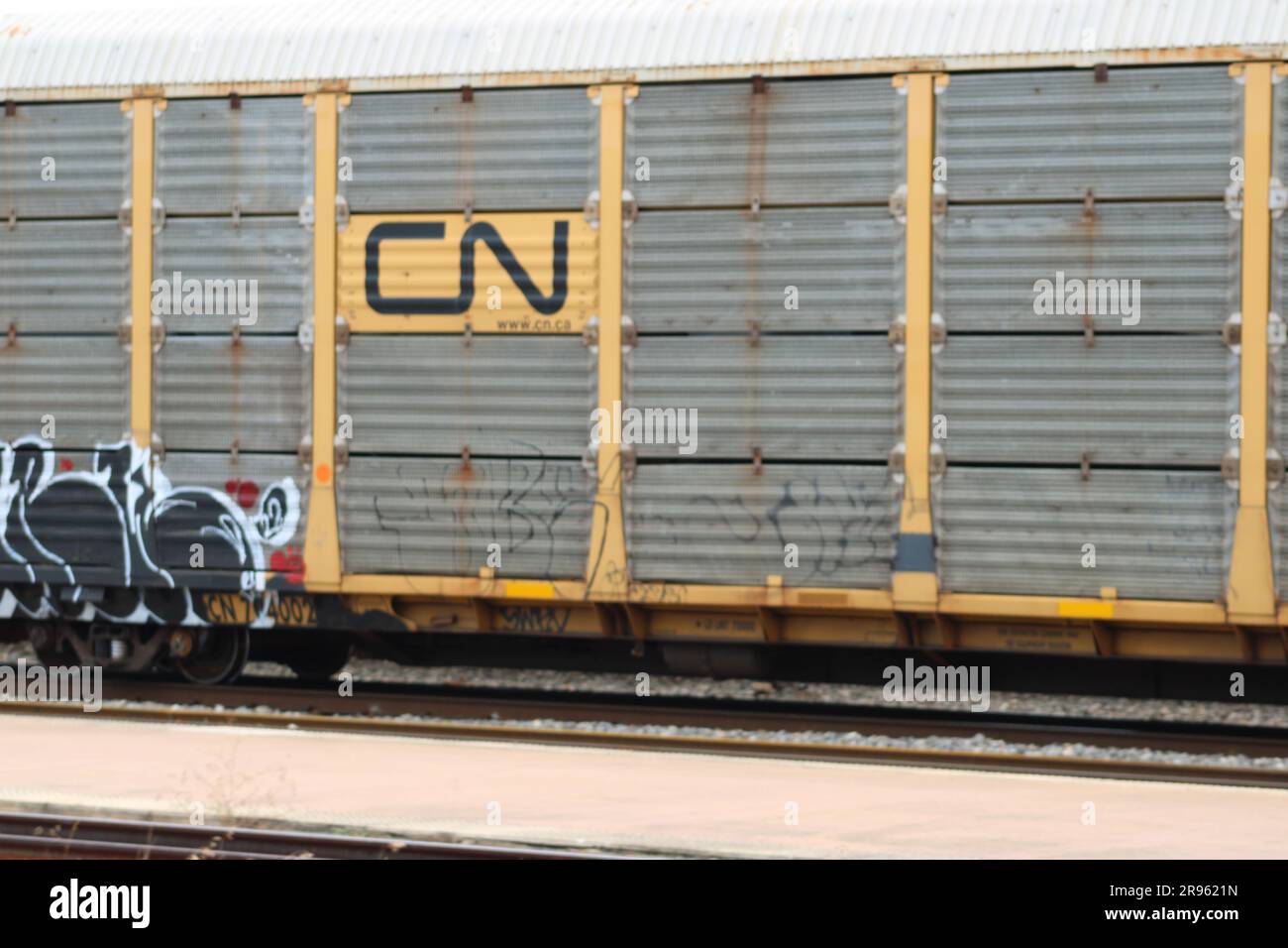 North America Rail Carriers, Mexico, US and Canada in Dallas Stock ...