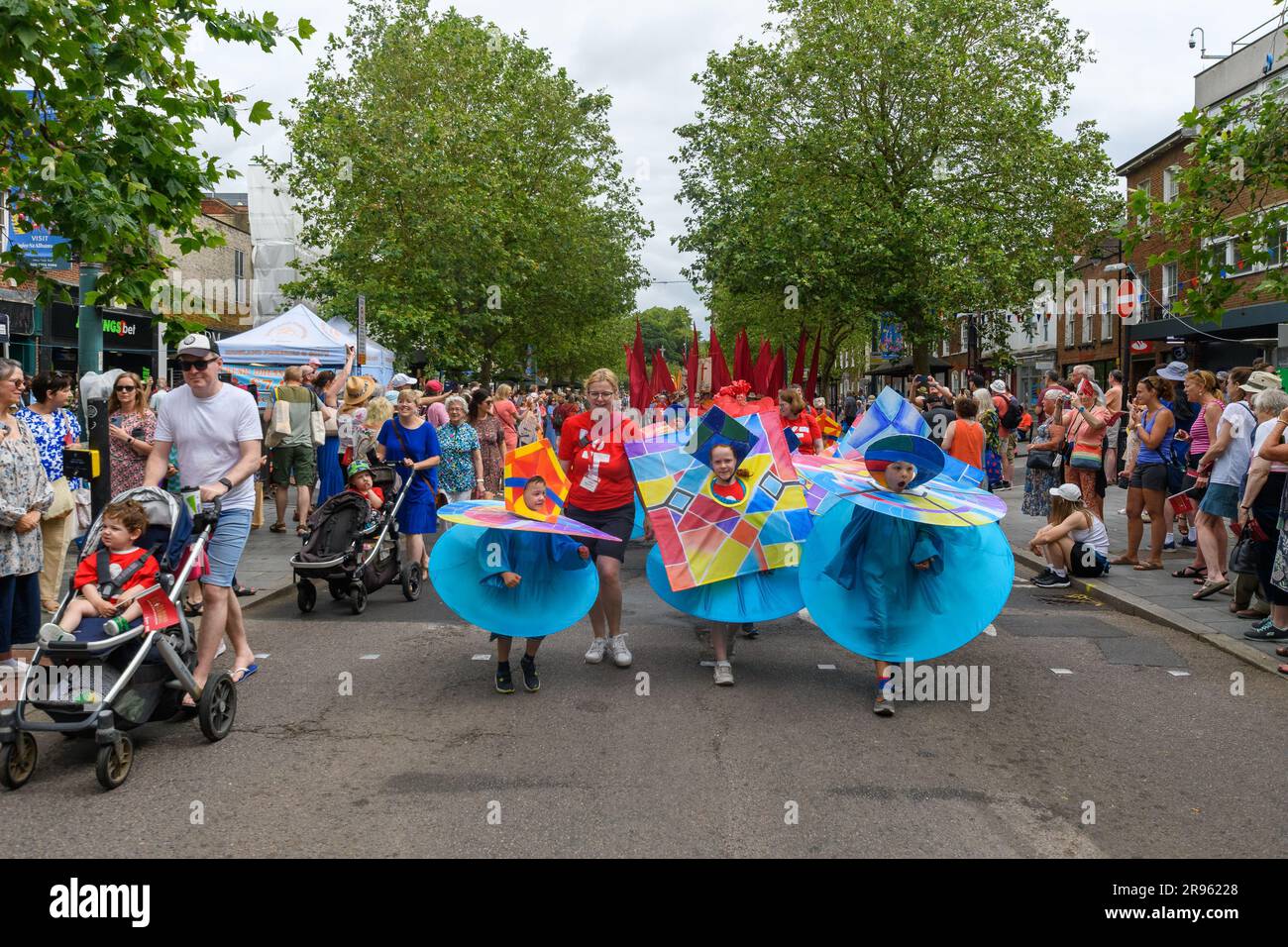 St Albans, UK, 24th June 2023, Alban Pilgrimage, a magnificent ...