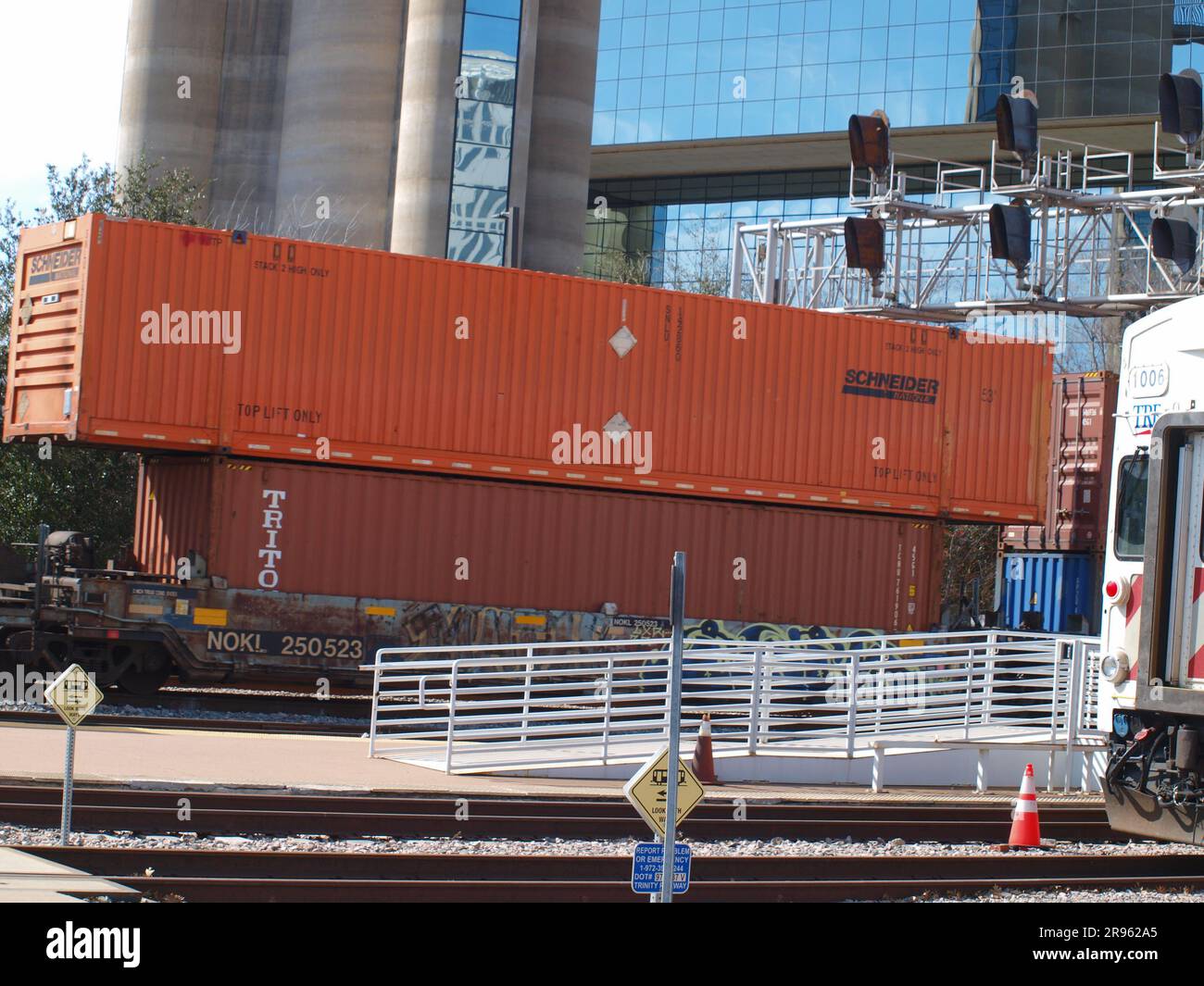 North America Rail Carriers, Mexico, US and Canada in Dallas Stock ...