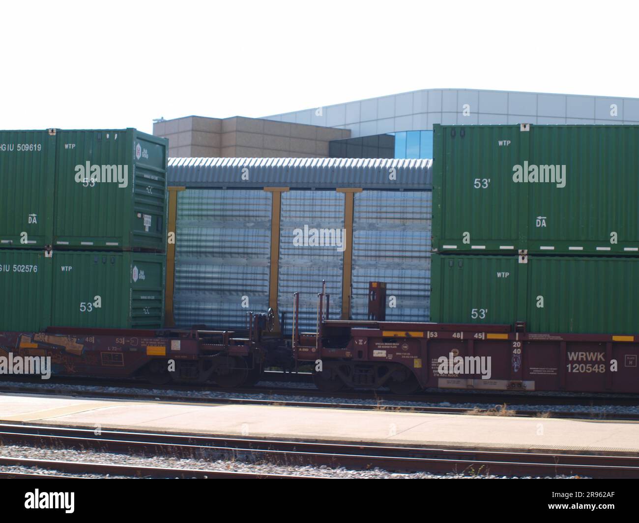 North America Rail Carriers, Mexico, US and Canada in Dallas Stock ...