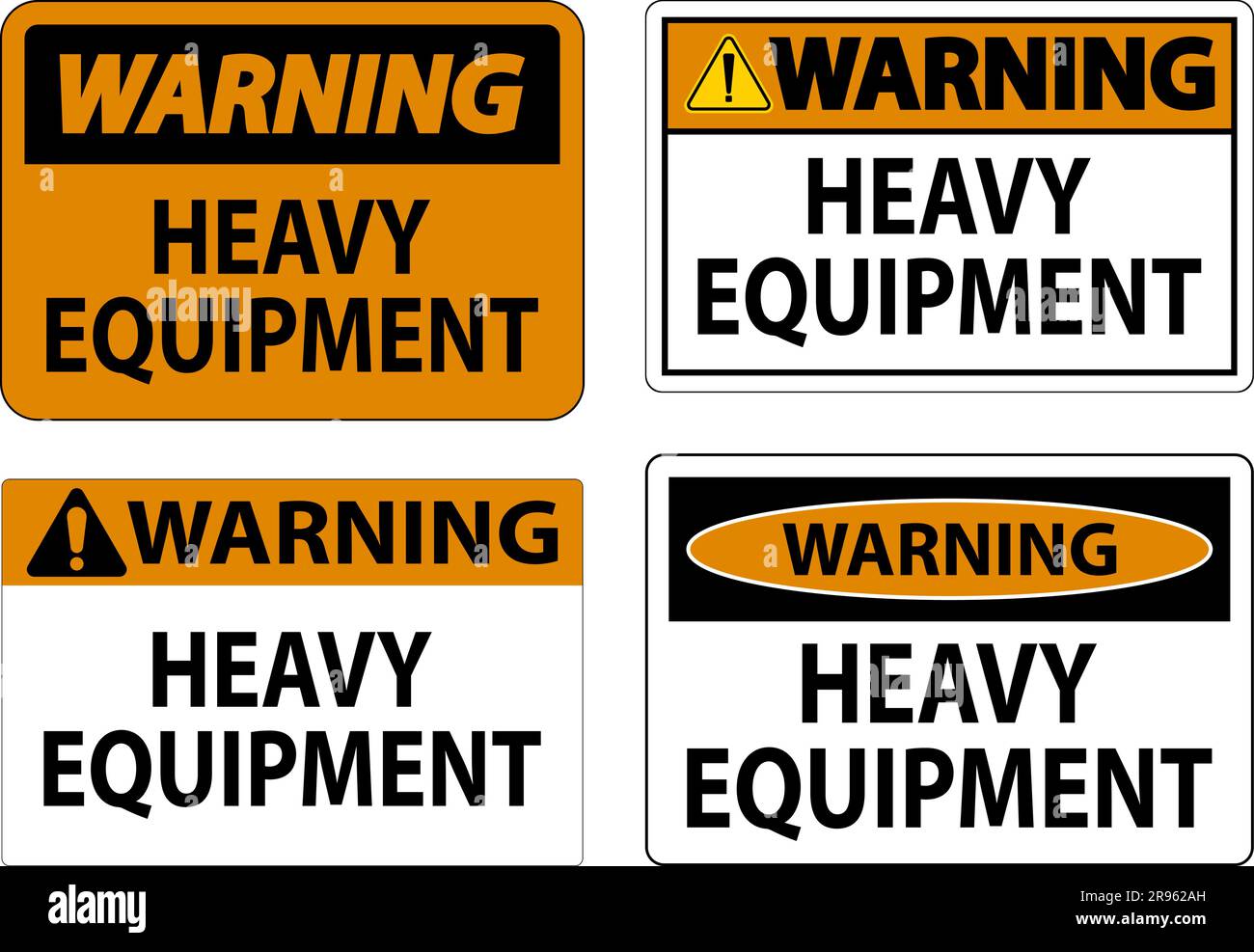 Warning heavy object Stock Vector Images - Alamy