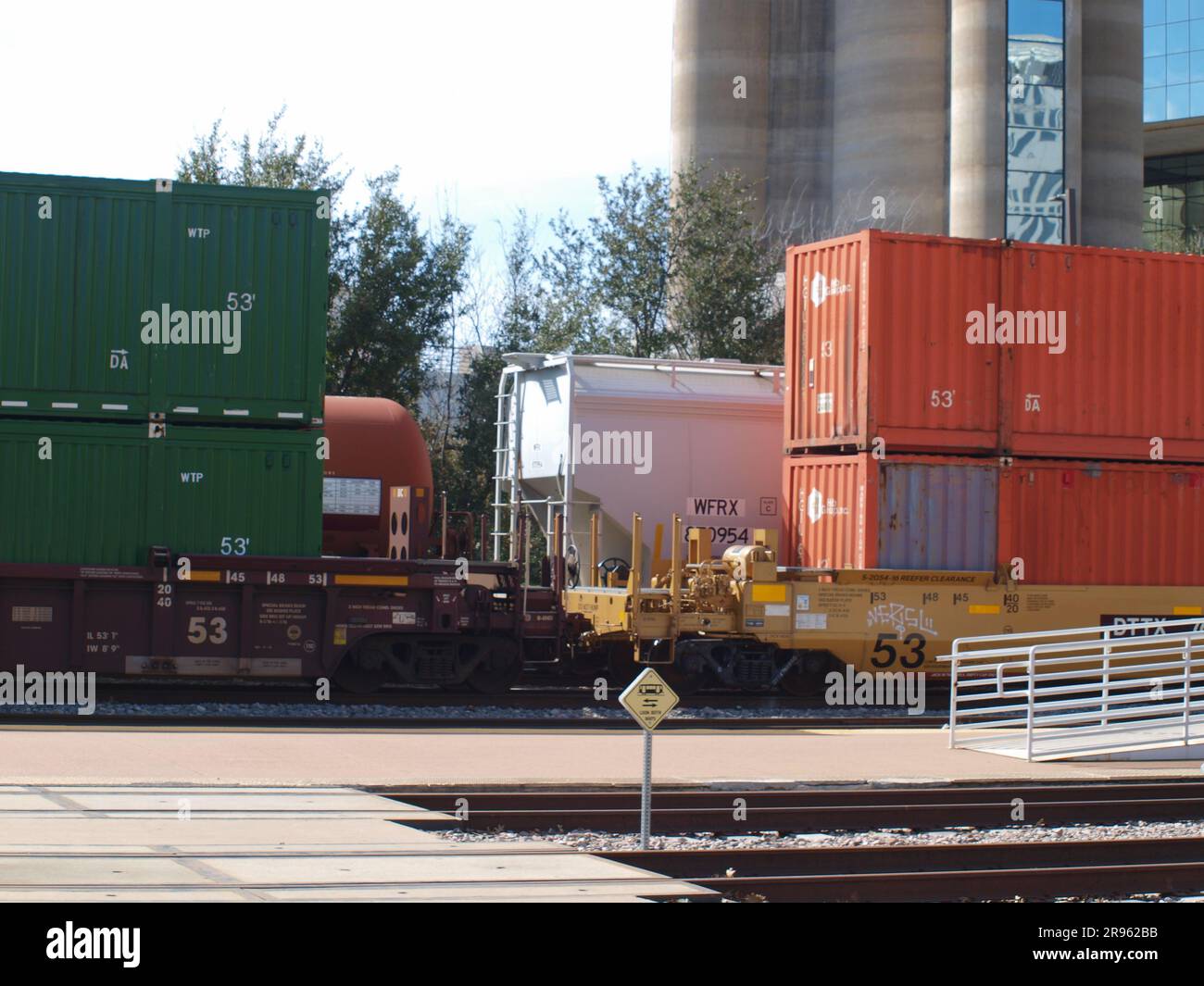 North America Rail Carriers, Mexico, US and Canada in Dallas Stock ...
