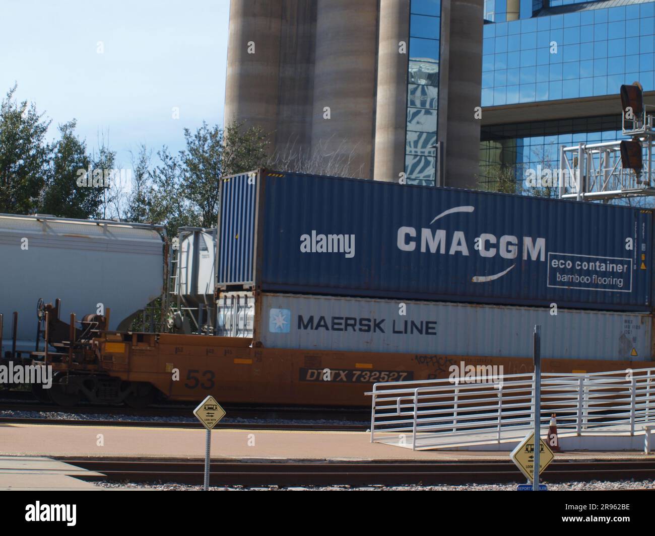 North America Rail Carriers, Mexico, US and Canada in Dallas Stock ...