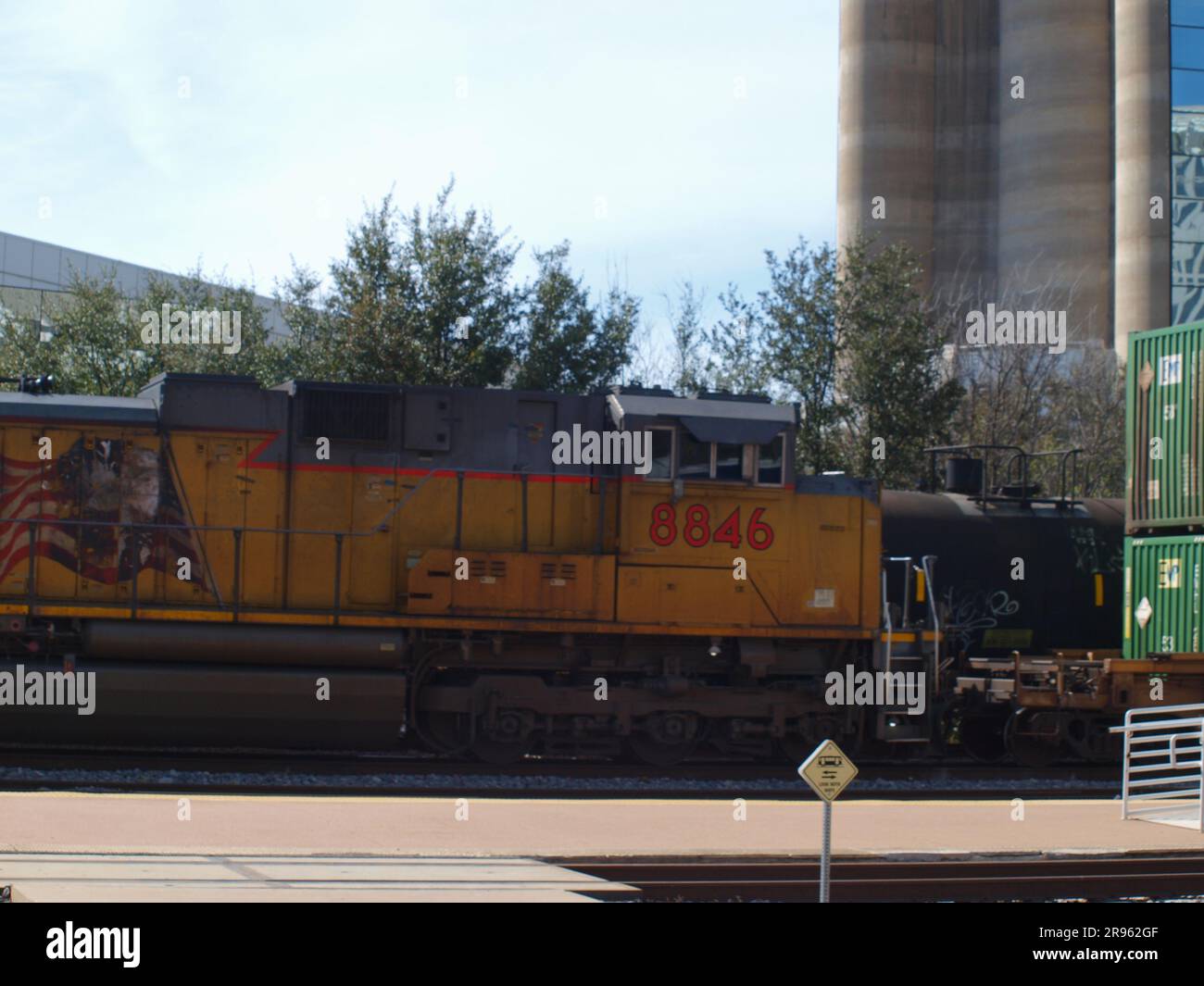 North America Rail Carriers, Mexico, US and Canada in Dallas Stock ...