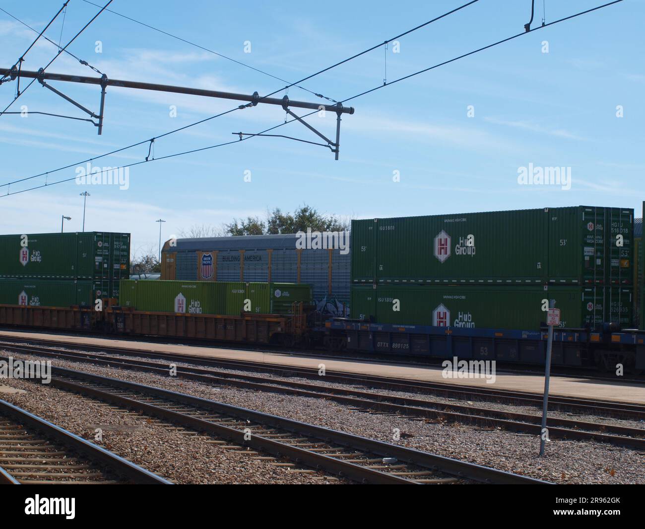 North America Rail Carriers, Mexico, US and Canada in Dallas Stock ...