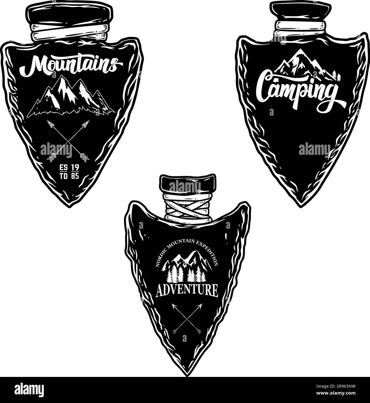 Vintage lake arrowhead hi-res stock photography and images - Alamy