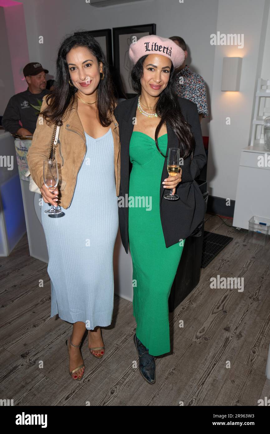 Summer Hamza and Eiman Hamza attend Dan's Papers Chefs of the Hamptons ...