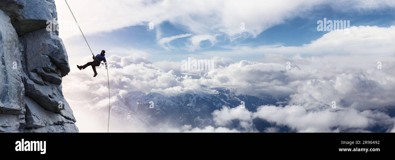 Aerial top down view rope hi-res stock photography and images - Alamy