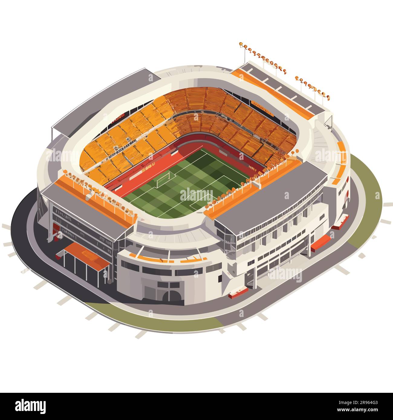 Soccer football city arena Stock Vector Images - Alamy