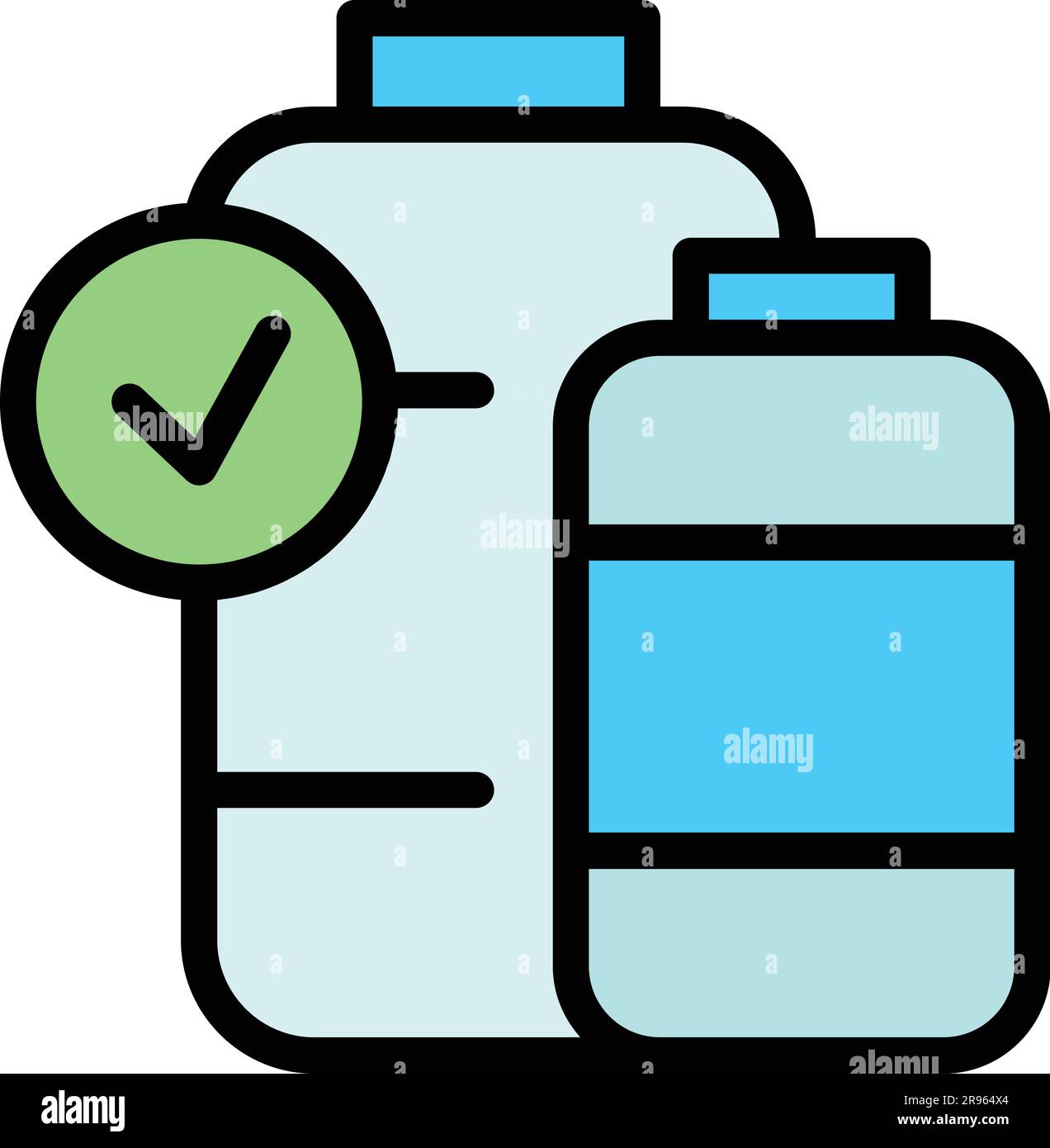 Battery laptop icon. Outline Battery laptop vector icon for web design ...