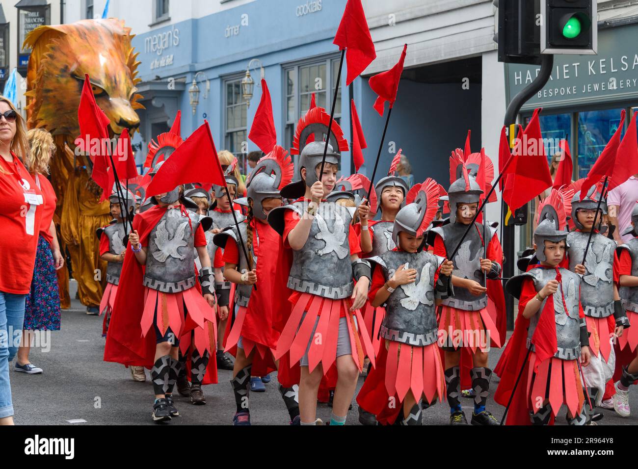 St Albans, UK, 24th June 2023, Alban Pilgrimage, a magnificent ...