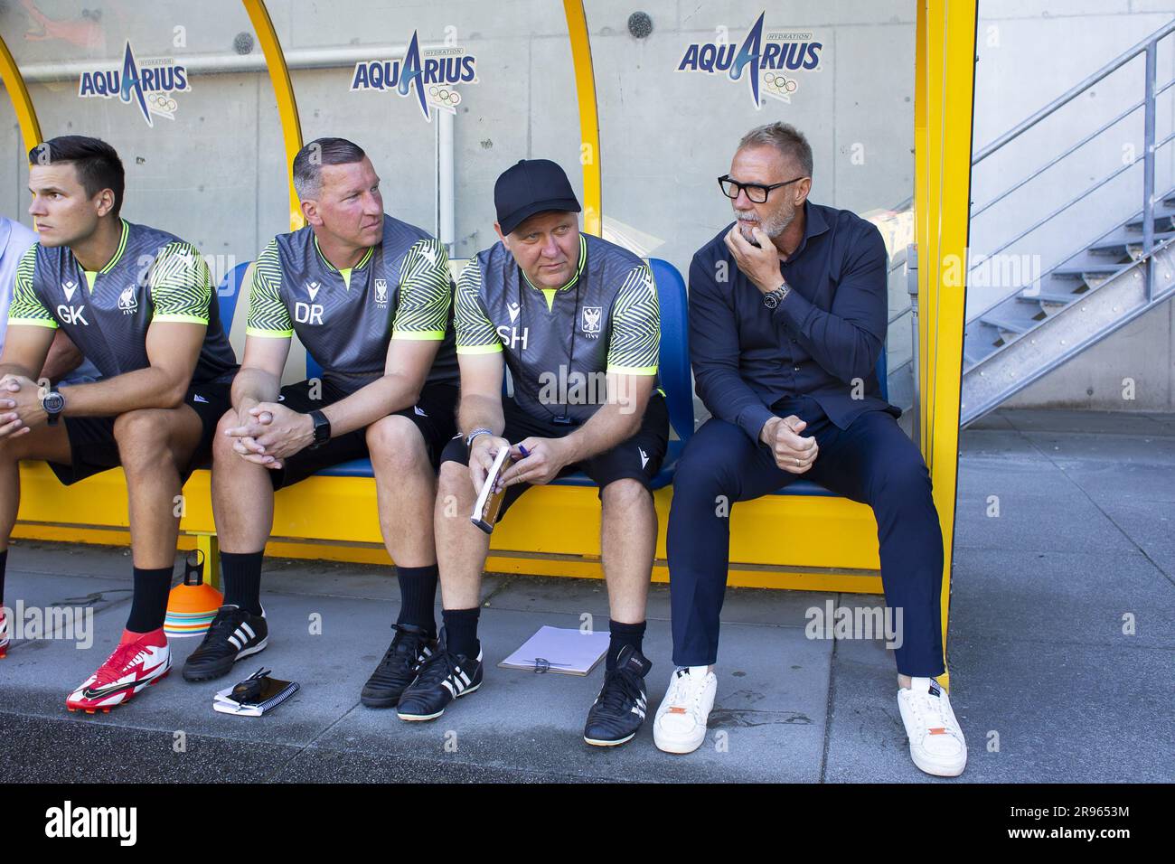 Sint Truiden, Belgium. 24th June, 2023. STVV's physical coach Goran ...