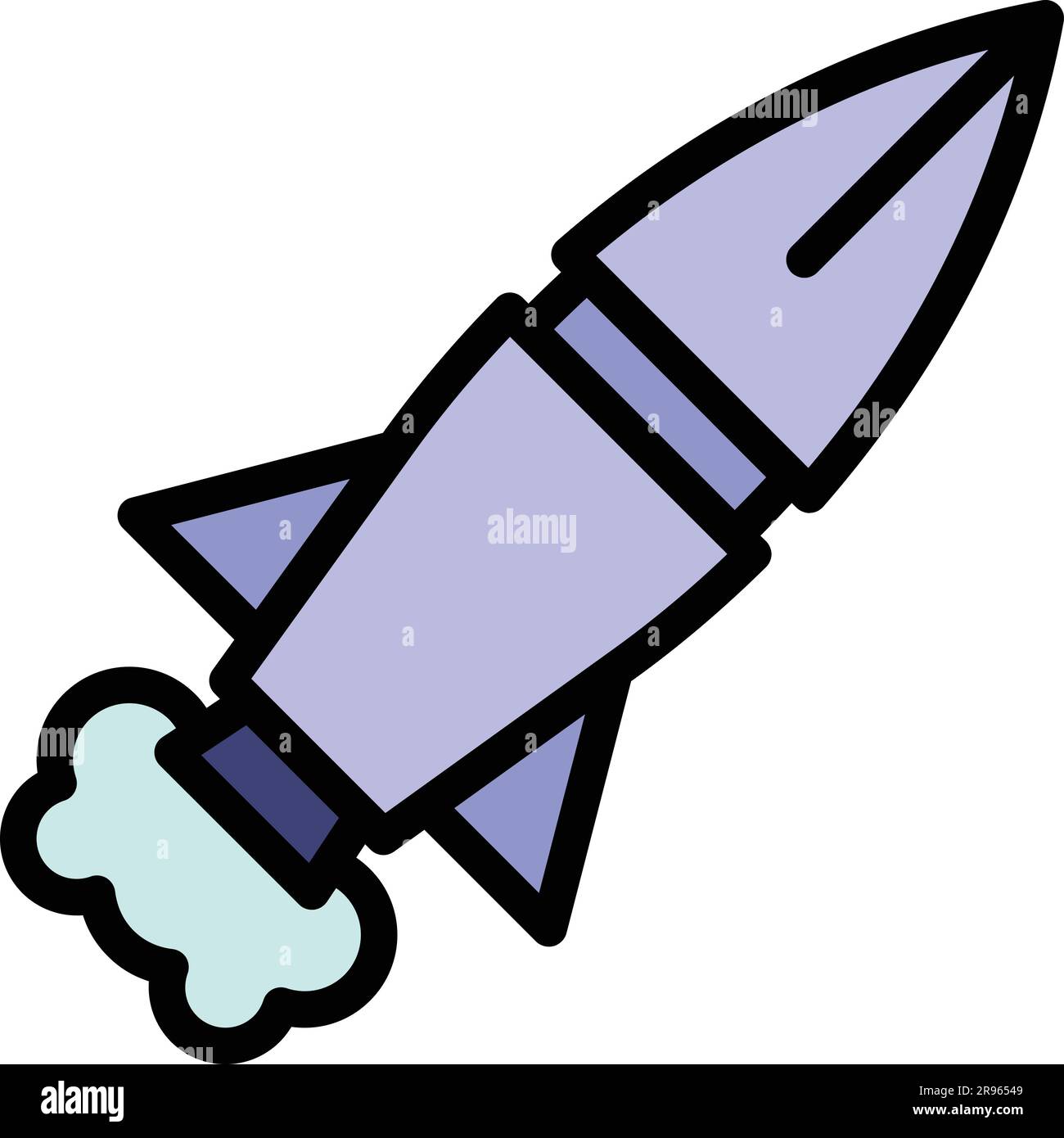 Rocket ship icon. Outline Rocket ship vector icon for web design ...