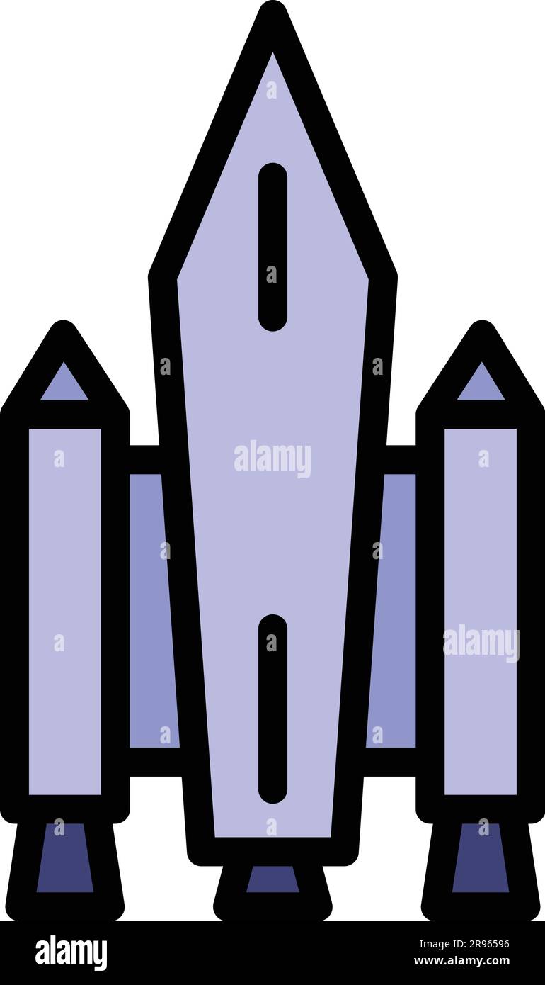 Future rocket icon. Outline Future rocket vector icon for web design ...