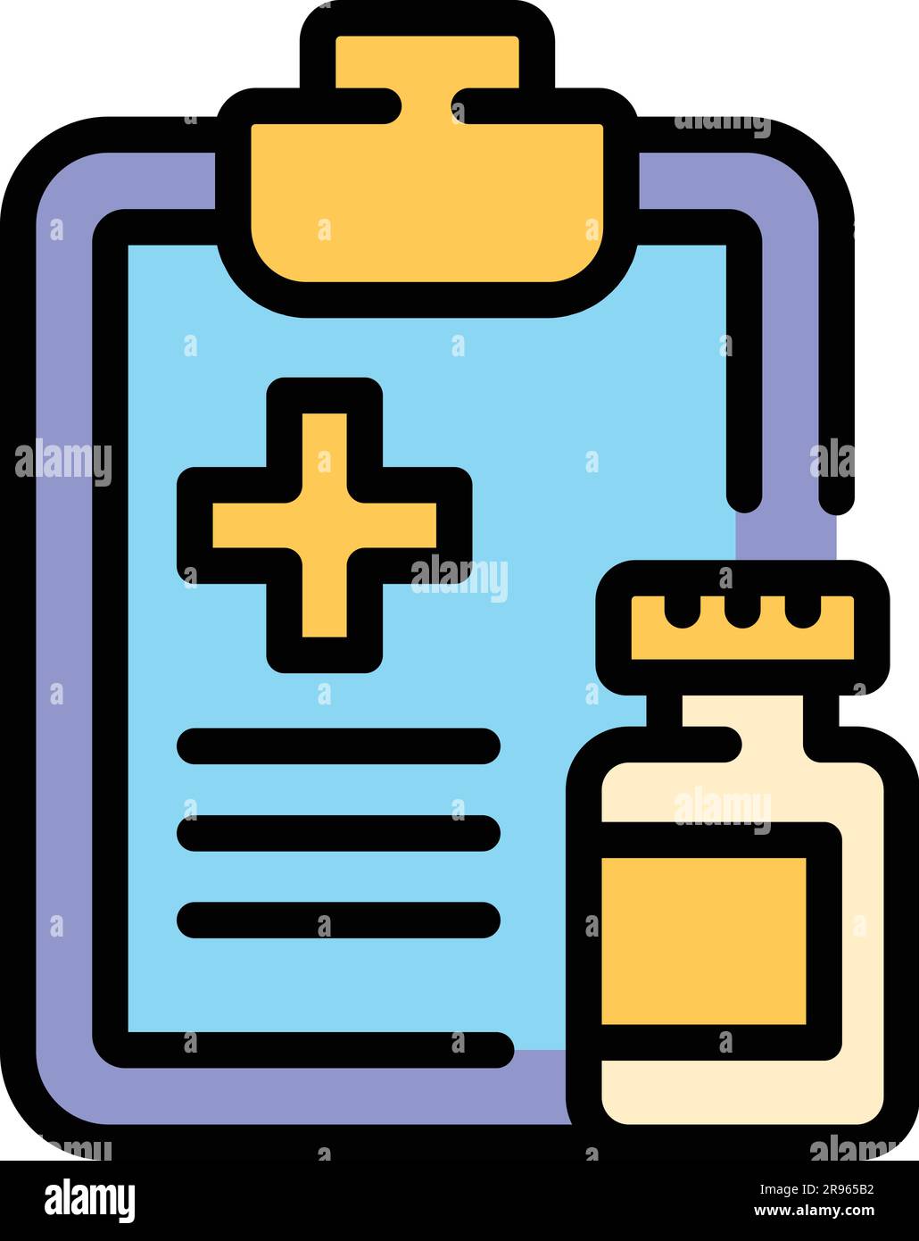 Veterinary clinic clipboard icon. Outline Veterinary clinic clipboard ...