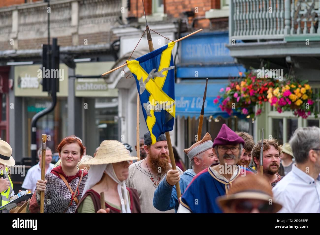 St Albans, UK, 24th June 2023, Alban Pilgrimage, a magnificent ...