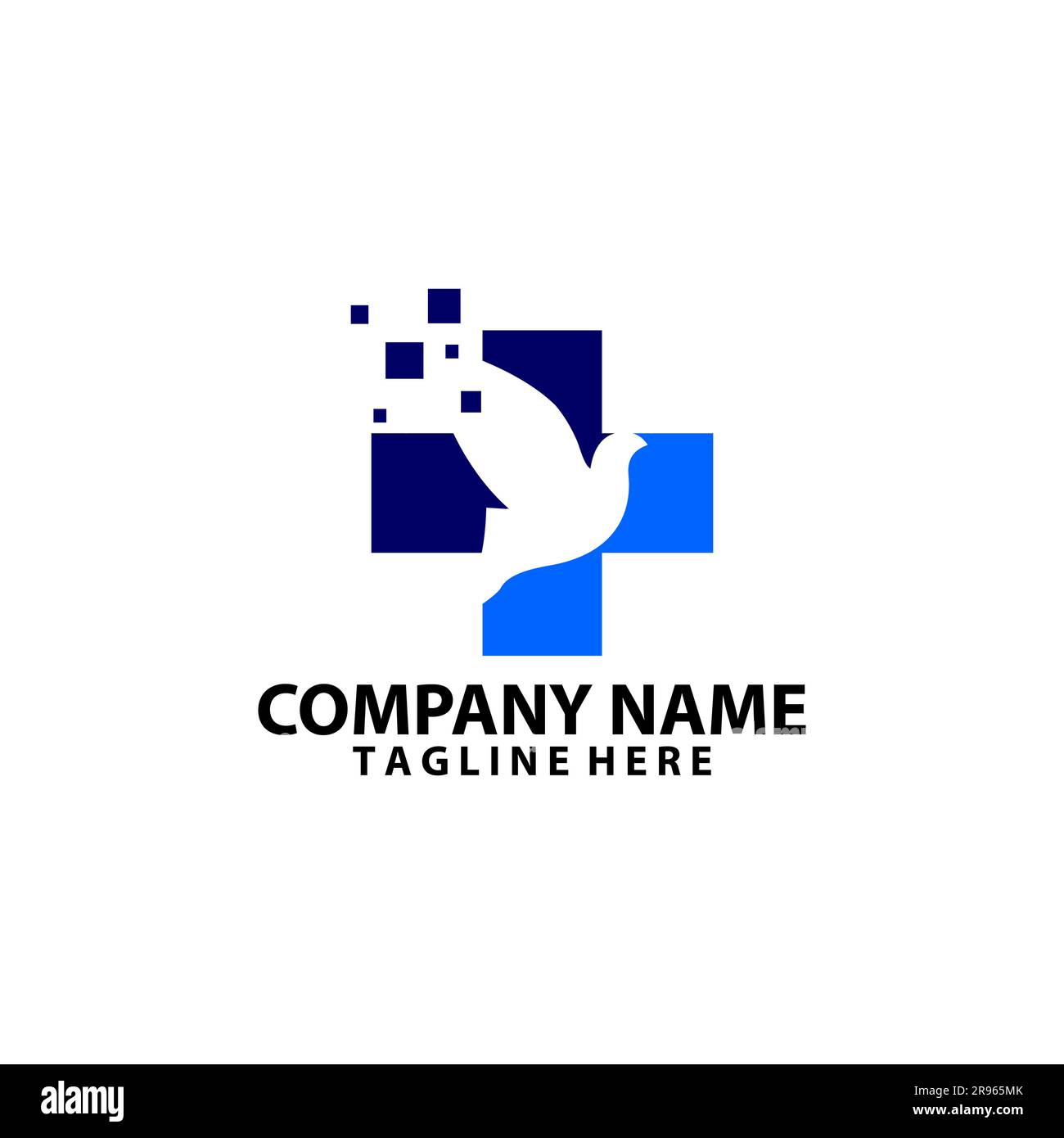 church dove logo design vector abstract Stock Vector Image & Art - Alamy